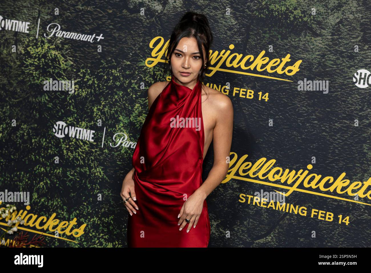 Los Angeles, USA. 13th Feb, 2025. Alexa Barajas attends the arrivals of ...