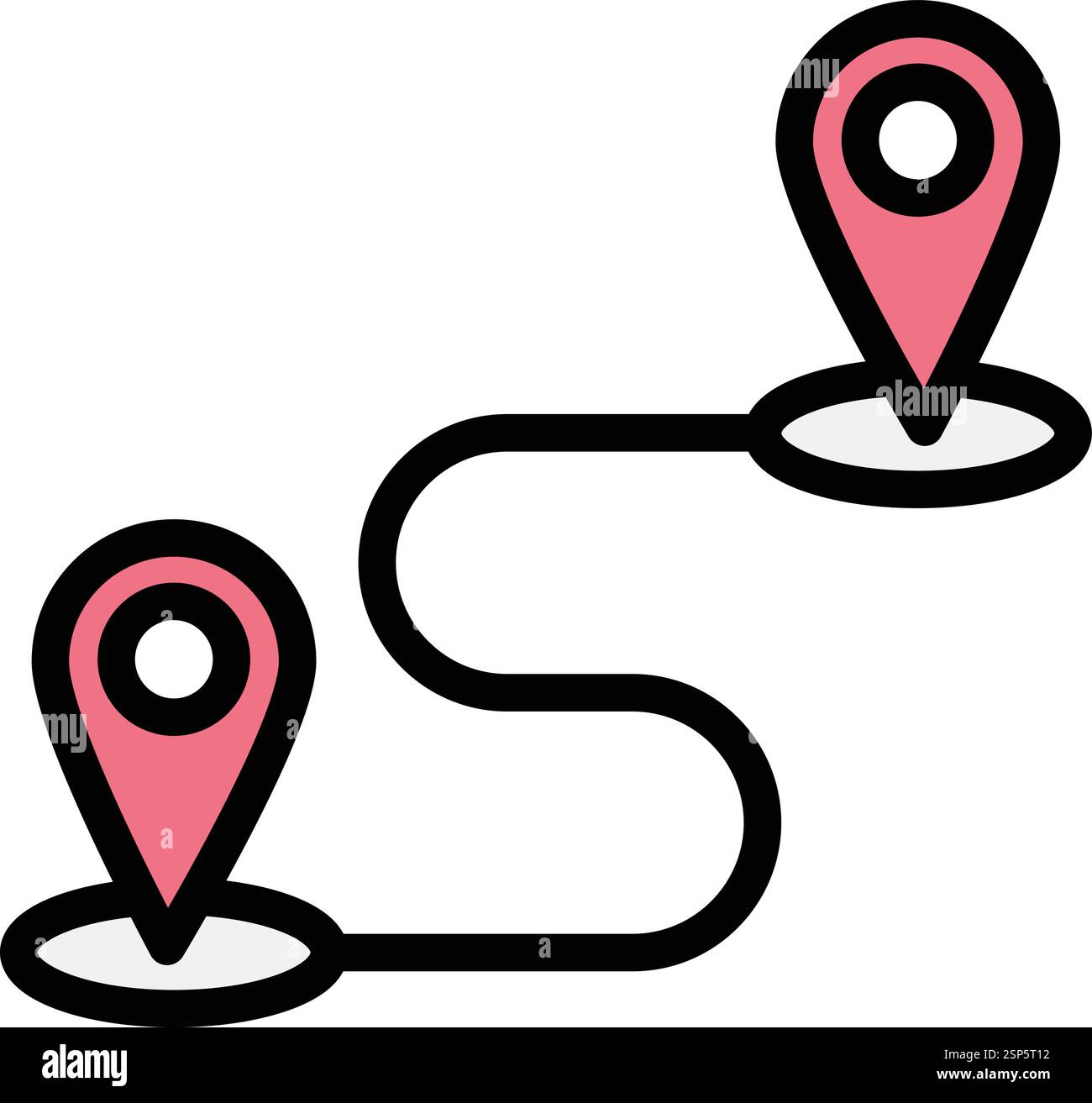 Destination Vector Icon Design Illustration Stock Vector Image & Art ...