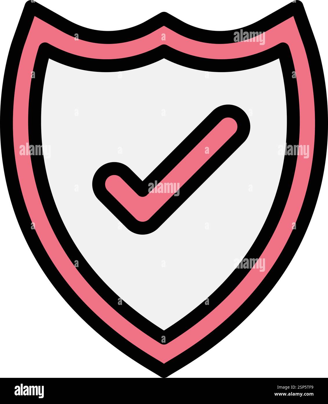 Secure Vector Icon Design Illustration Stock Vector Image & Art - Alamy