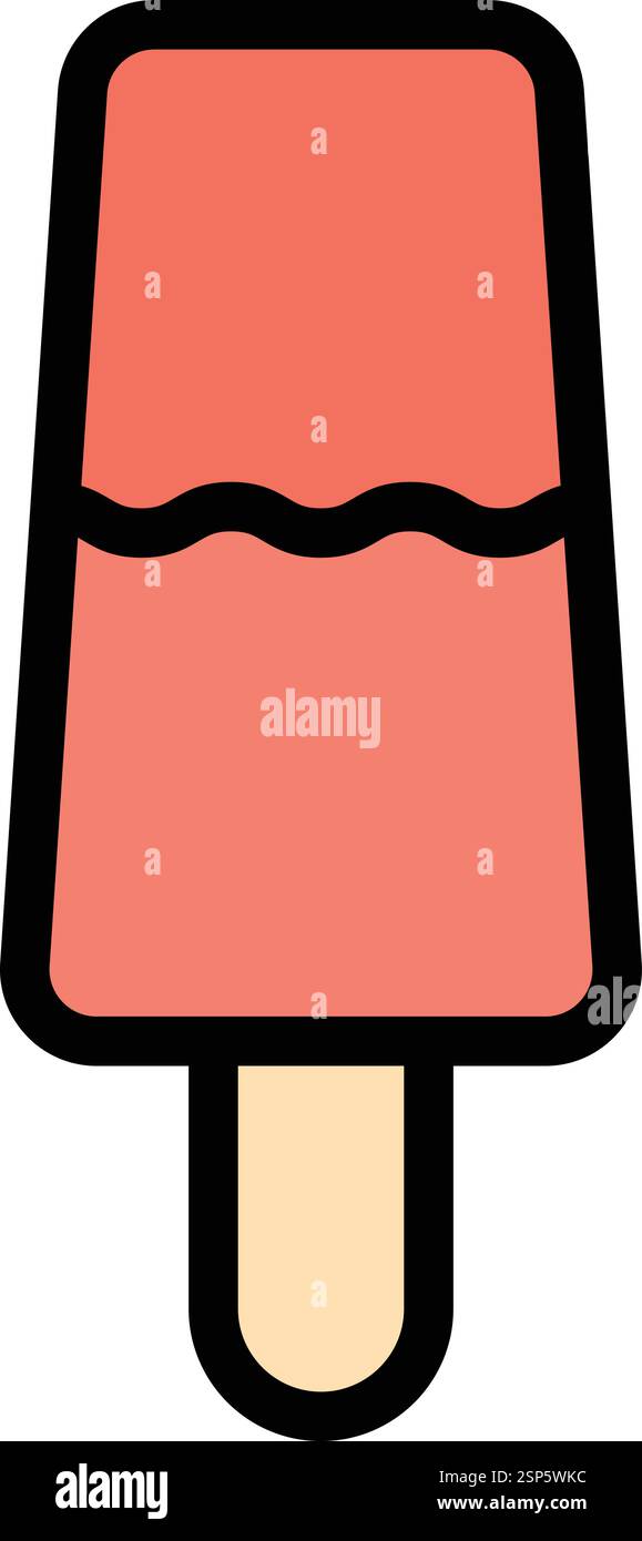 Cream ice icon outline Cut Out Stock Images & Pictures - Alamy