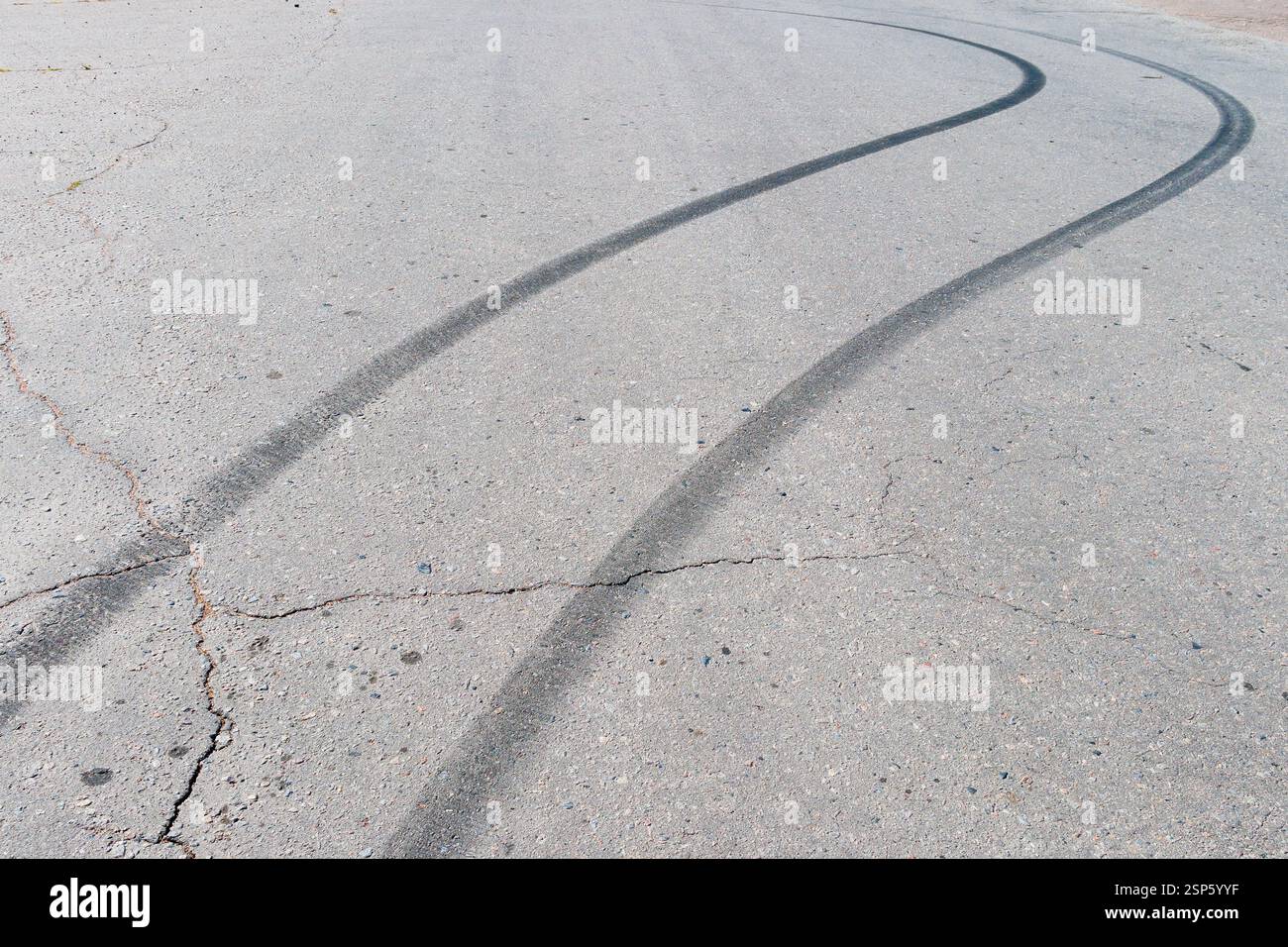 Tire track mark on asphalt tarmac road race track texture and ...