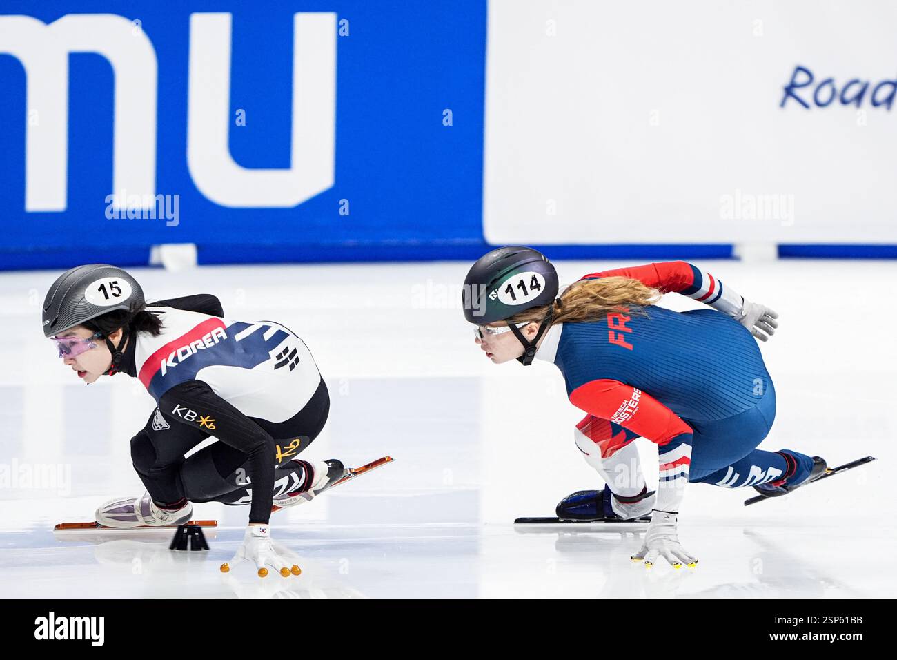 Milan, Italy. 14th Feb, 2025. MILAN, ITALY - FEBRUARY 14: Soyeon Lee of South Korea, Berenice ...