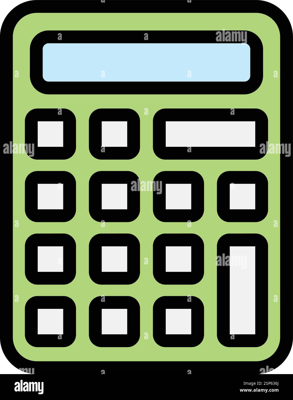 Calculator Vector Icon Design Illustration Stock Vector Image & Art - Alamy