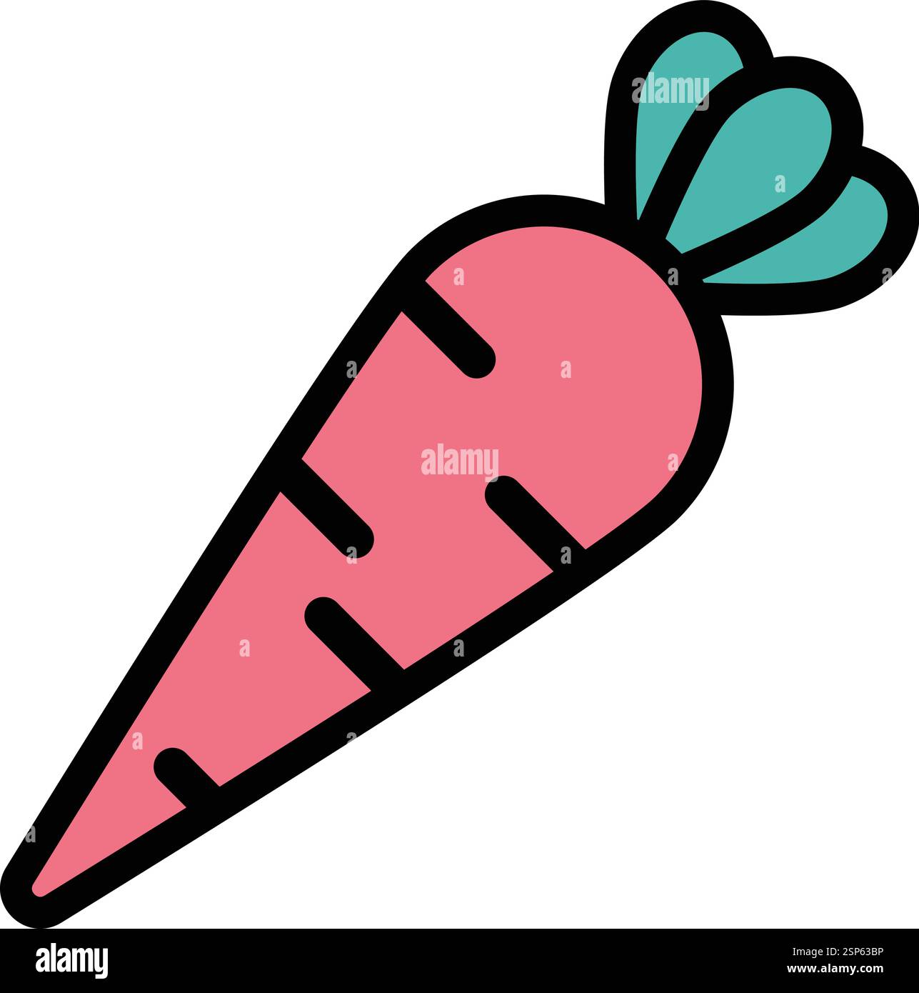 Outline vector carrot icon hi-res stock photography and images - Alamy