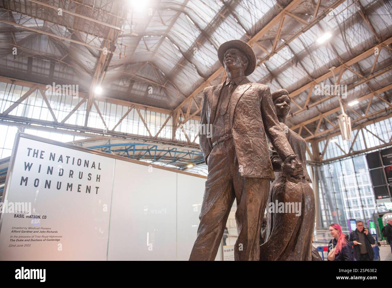 London England UK 12th February 2025 National Windrush Monument ...