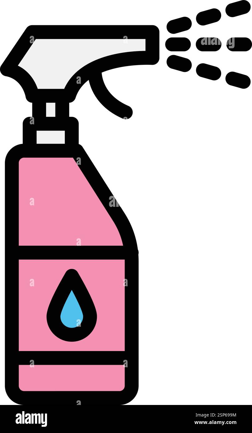 Spray Vector Icon Design Illustration Stock Vector Image & Art - Alamy