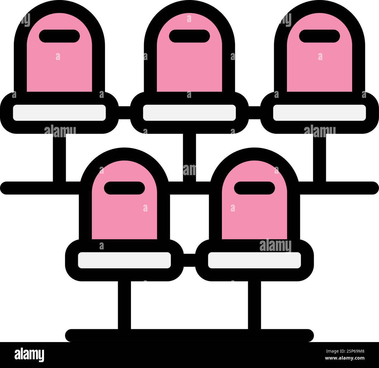 Waiting room Vector Icon Design Illustration Stock Vector Image & Art - Alamy