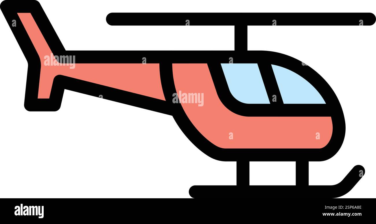 Helicopter Vector Icon Design Illustration Stock Vector Image & Art - Alamy