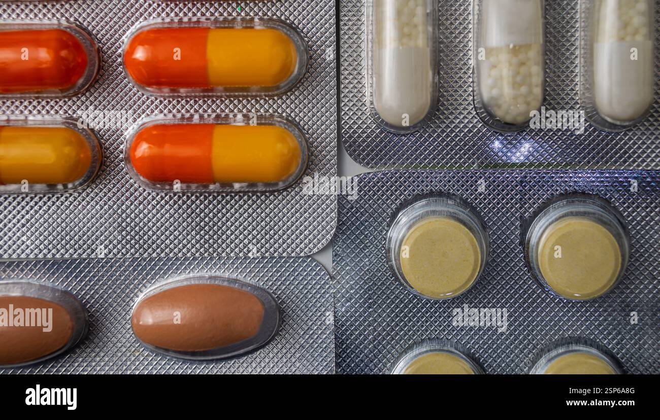 Tablet capsule forms supplements hi-res stock photography and images ...