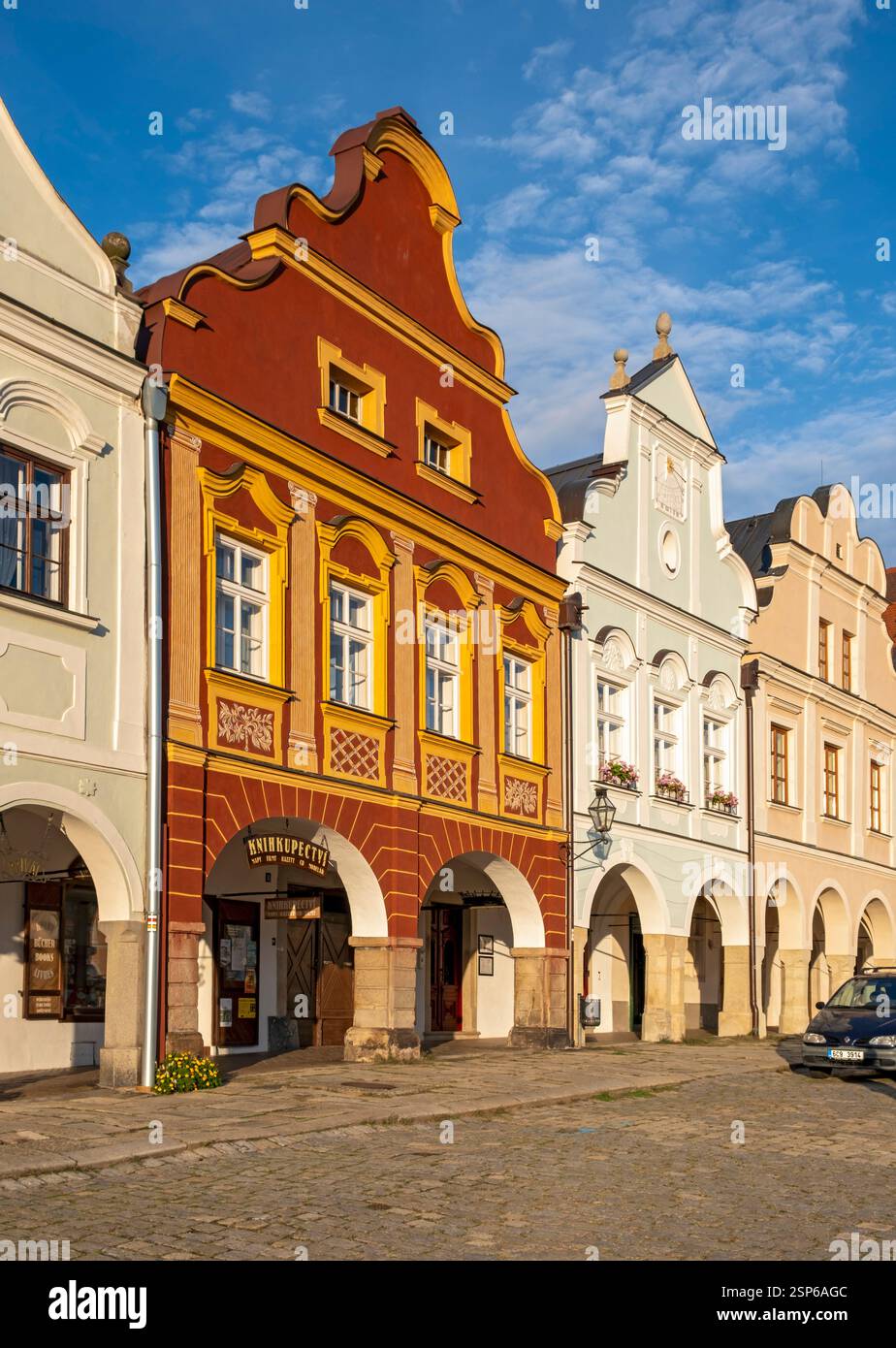 Renaissance-reconstructed Gothic house with high gable and façade ...