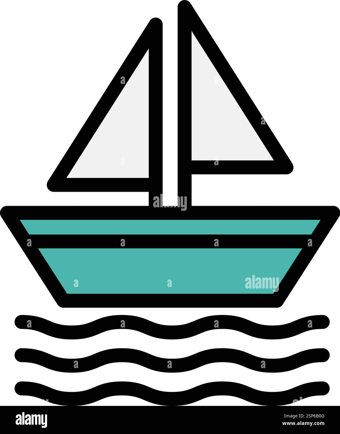 Sailing boat vector vectors hi-res stock photography and images - Alamy