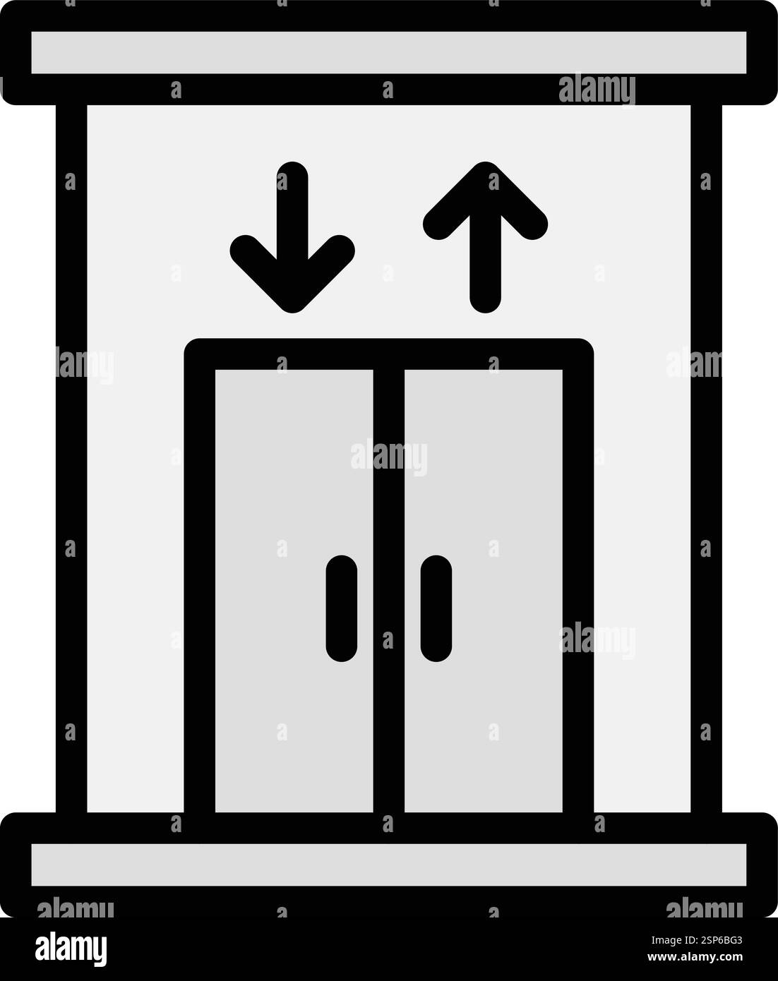 Elevator Vector Icon Design Illustration Stock Vector Image & Art - Alamy