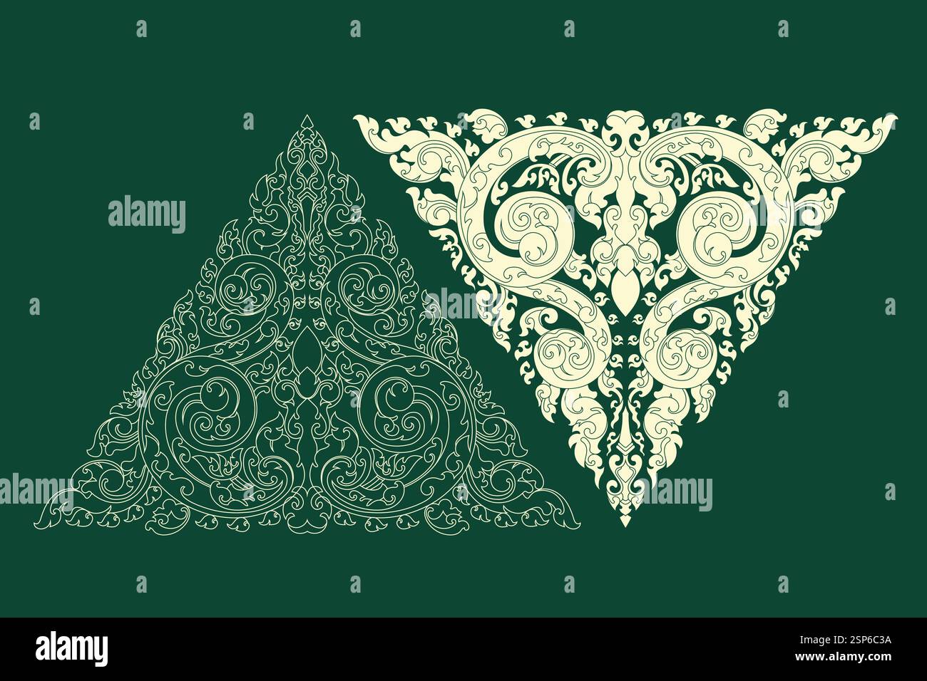 Kbach Khmer Vector, Khmer Ornament Stock Vector Image & Art - Alamy