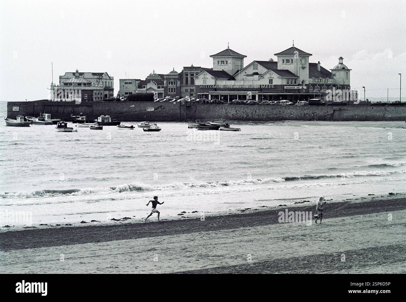 Knightstone Island, Weston super Mare, UK in 1989 before it was closed ...