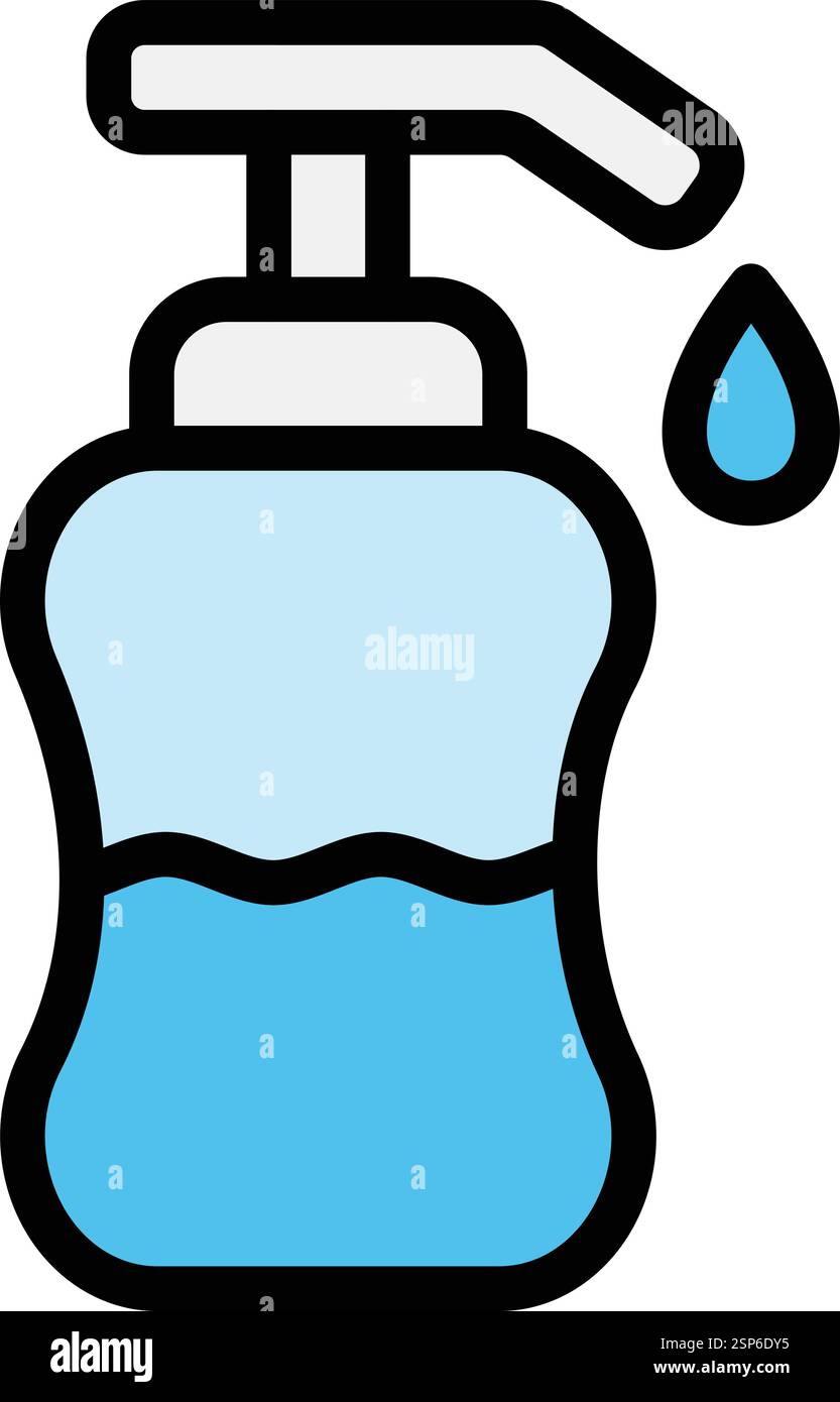 Liquid soap Vector Icon Design Illustration Stock Vector Image & Art ...