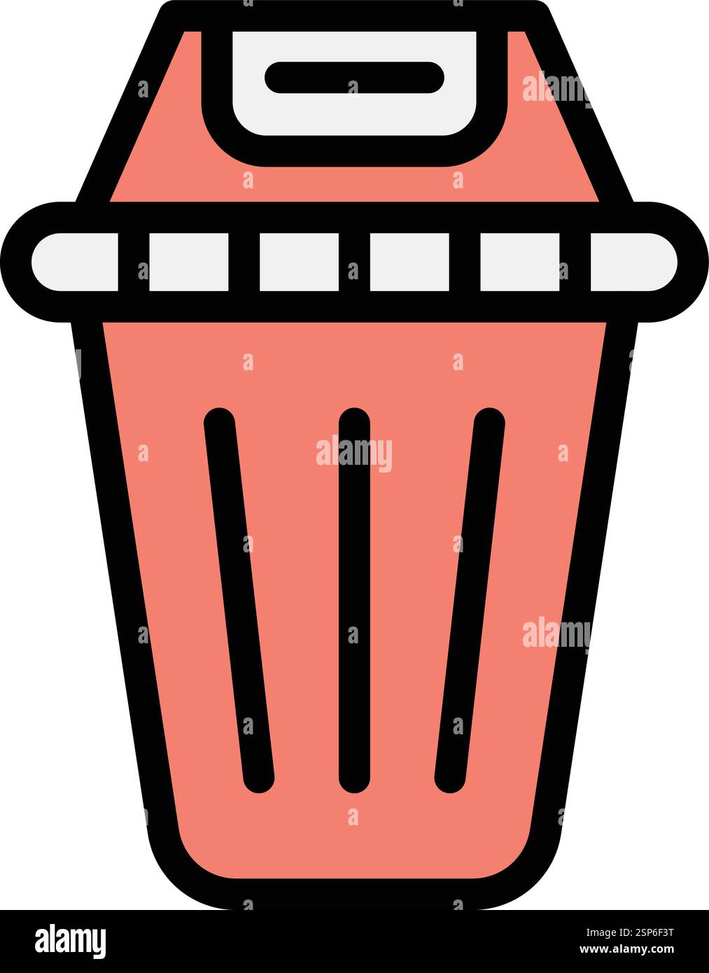 Recycling bin Vector Icon Design Illustration Stock Vector Image & Art ...