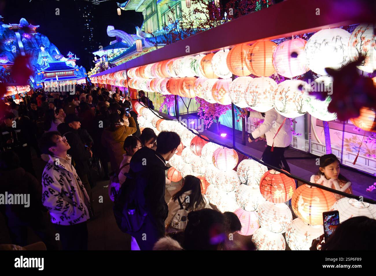 Tourists flock to the Chengdu international panda lantern fair in ...