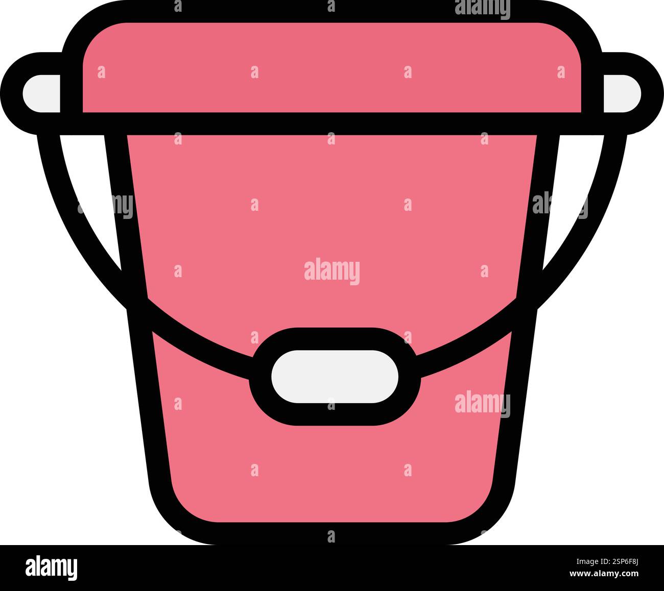 Bucket Vector Icon Design Illustration Stock Vector Image & Art - Alamy