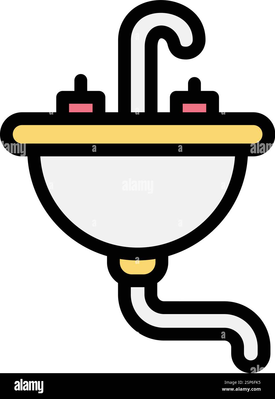 Sink Vector Icon Design Illustration Stock Vector Image & Art - Alamy