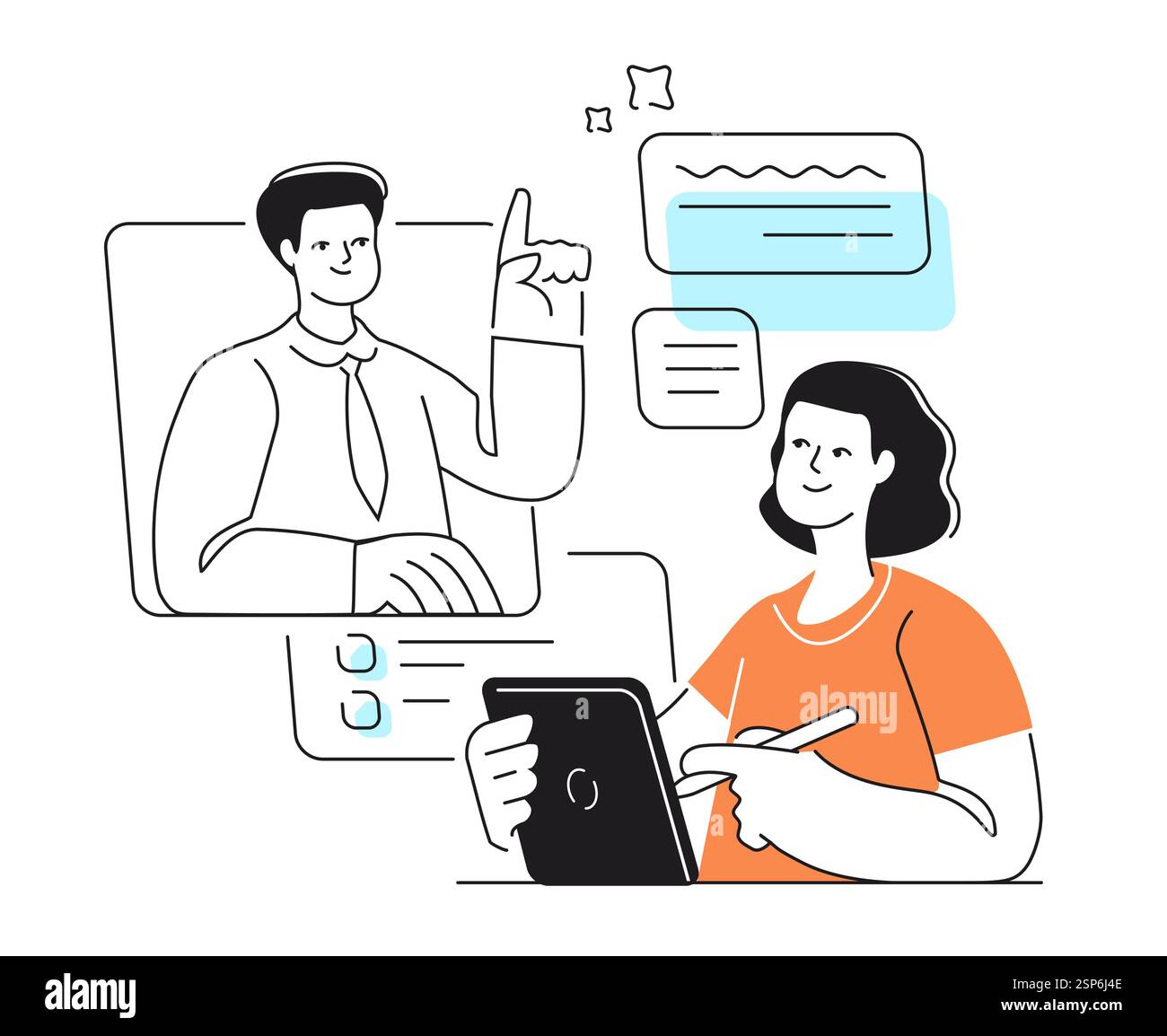 E business datum Cut Out Stock Images & Pictures - Alamy