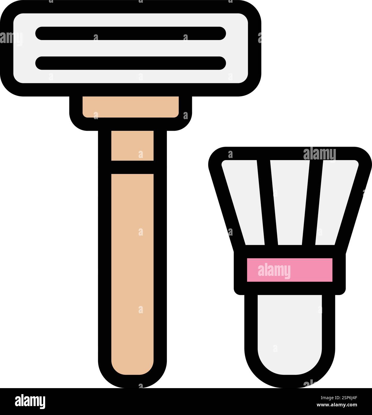 Shaver icon set outline Cut Out Stock Images & Pictures - Alamy