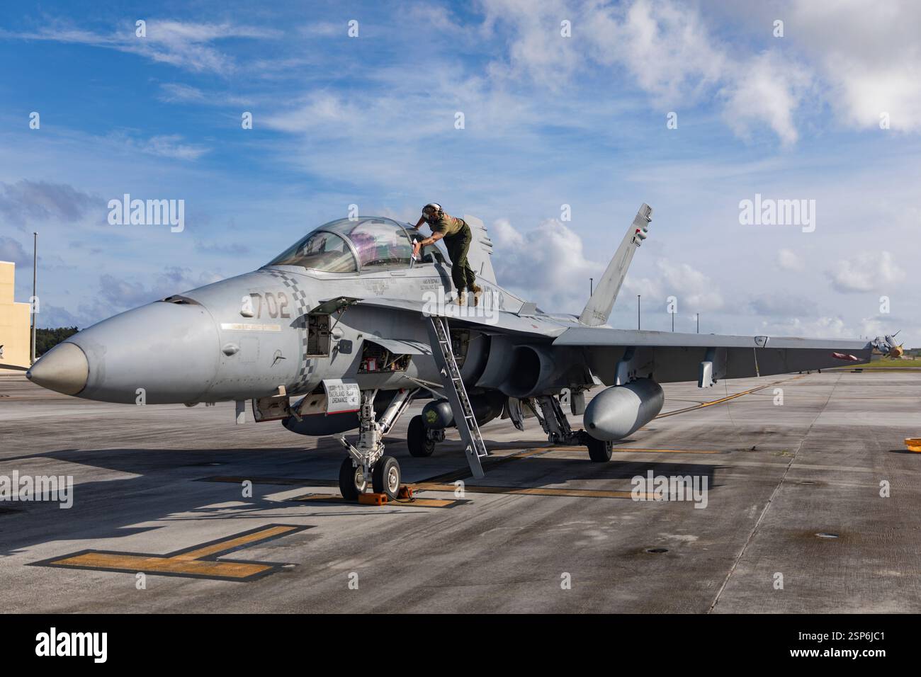 U.S. Marine Corps Lance Cpl. Allen Peters, a fixed-wing aircraft ...