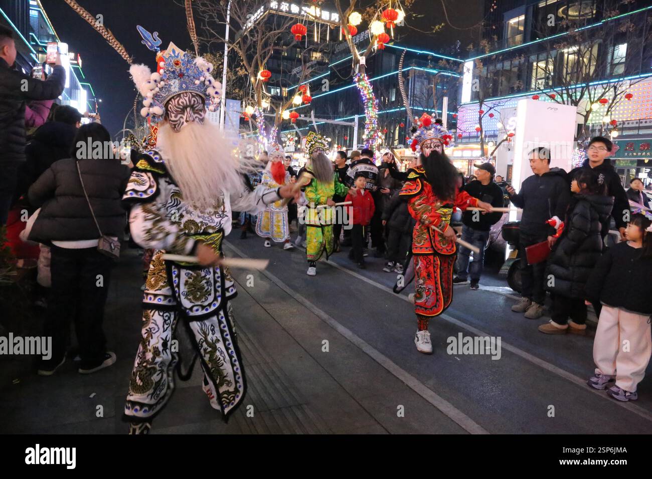 Dancers perform Yingge dance to celebrate the Lantern Festival in ...