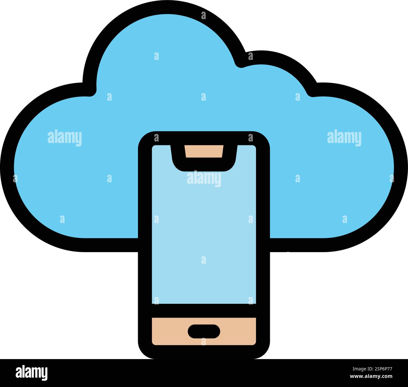 Mobile Vector Icon Design Illustration Stock Vector Image & Art - Alamy