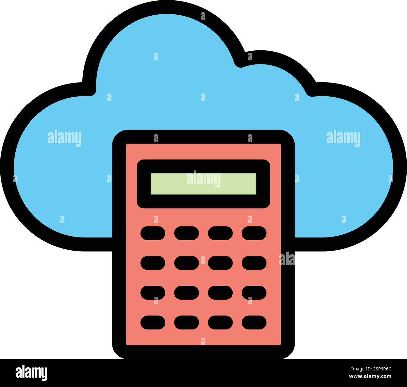 Calculator Vector Icon Design Illustration Stock Vector Image & Art - Alamy