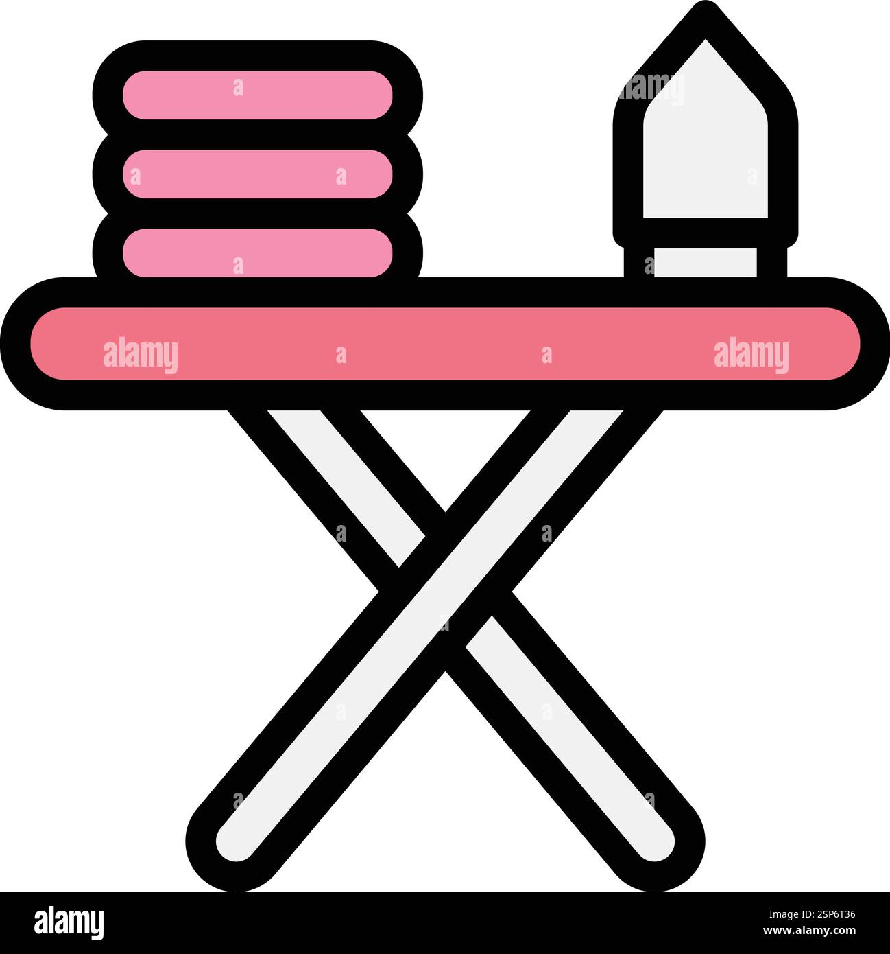 Ironing board Vector Icon Design Illustration Stock Vector Image & Art ...