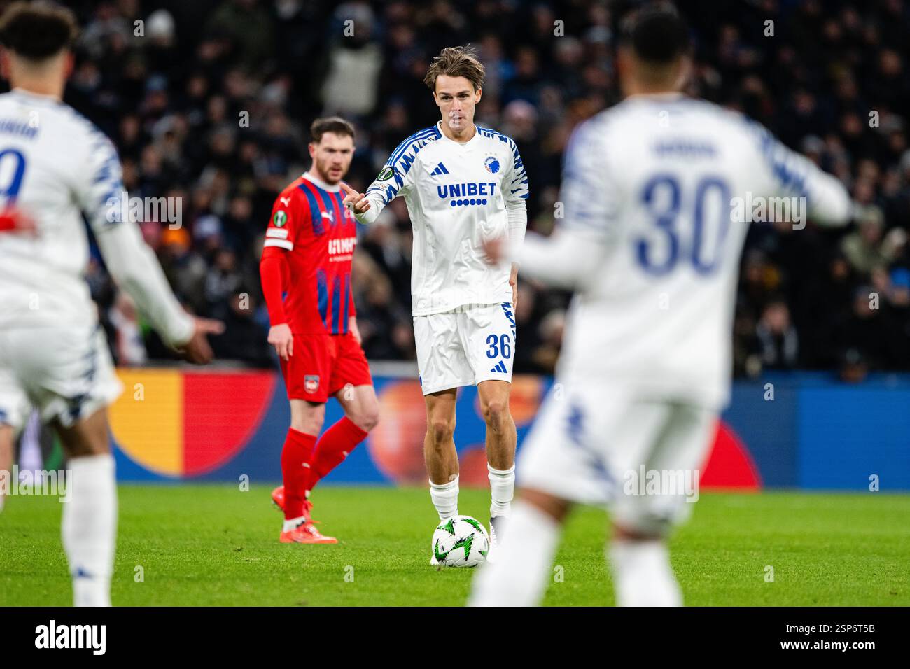 Copenhagen, Denmark. 13th, February 2025. William Clem (36) of FC ...