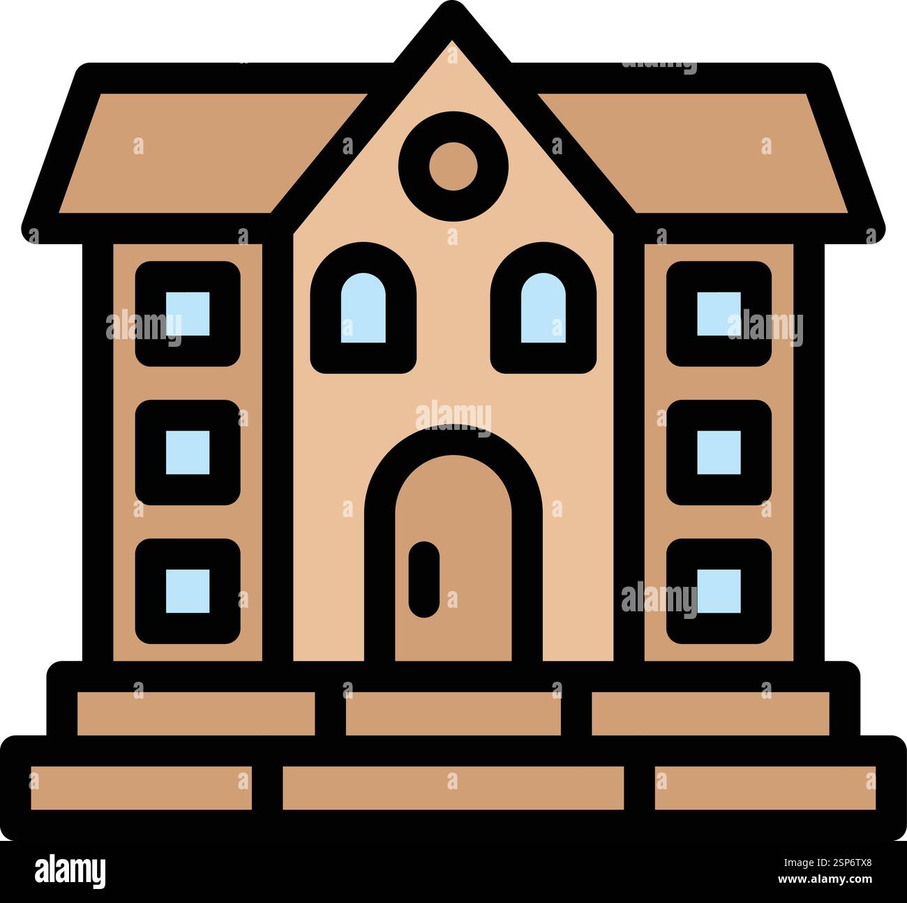 Mansion Vector Icon Design Illustration Stock Vector Image & Art - Alamy