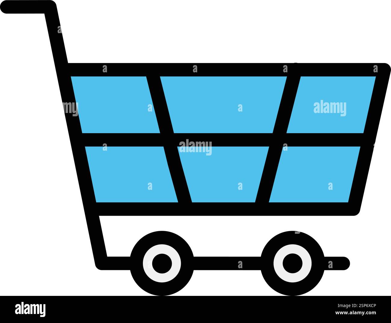 Shopping cart Vector Icon Design Illustration Stock Vector Image & Art ...