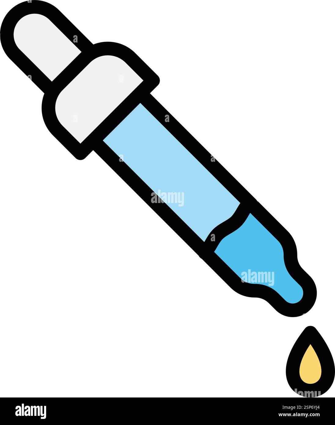 Dropper icon pipette vector Stock Vector Images - Alamy