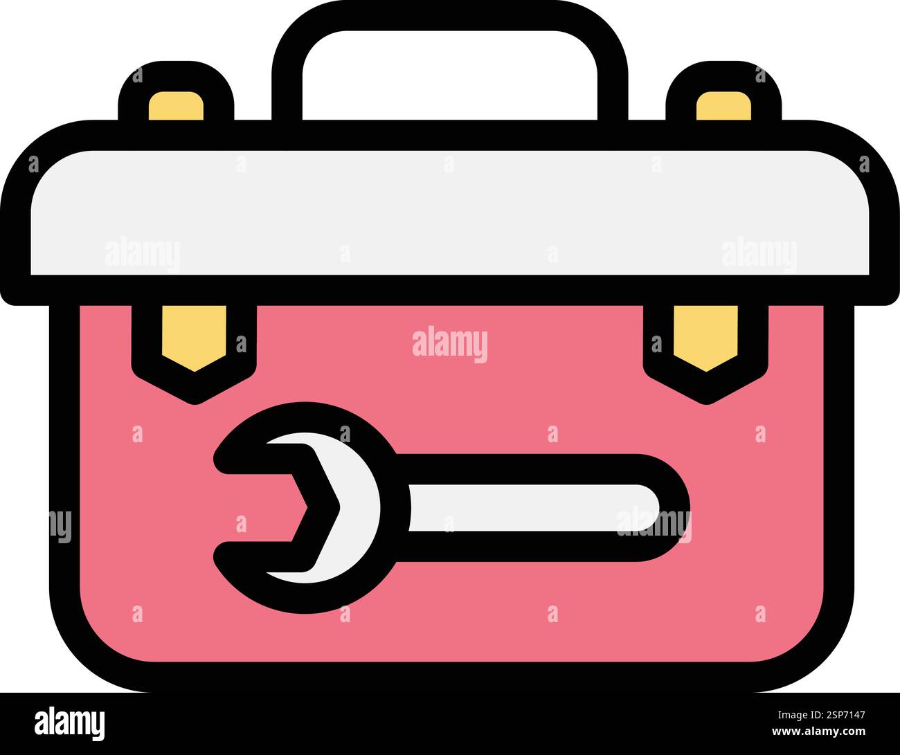 Toolbox Vector Icon Design Illustration Stock Vector Image & Art - Alamy