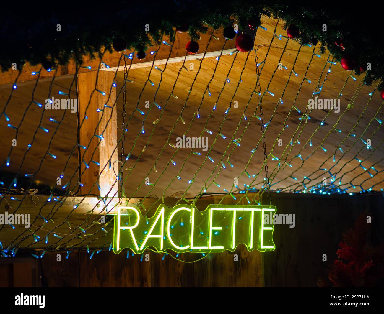 Montreux, Switzerland - December 12, 2024: Raclette is a traditional ...