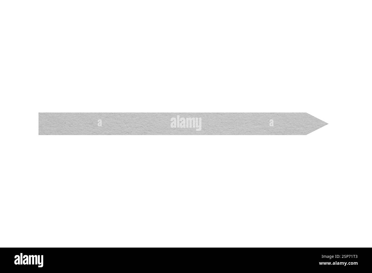 Arrow with texture of paper isolated on white Stock Photo - Alamy