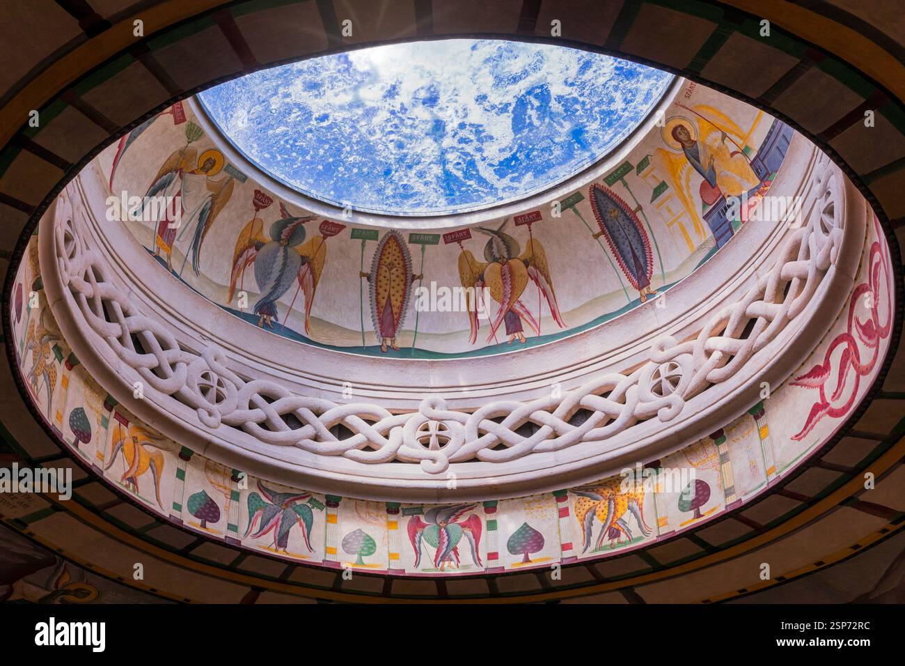 Underground dome with water above, Metropolitan Cathedral, Iași ...