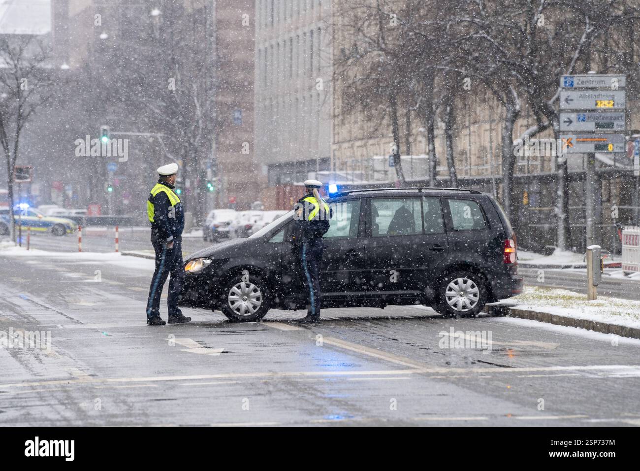 Munich, Bavaria, Germany - February 14, 2025: Commemoration of the car ...