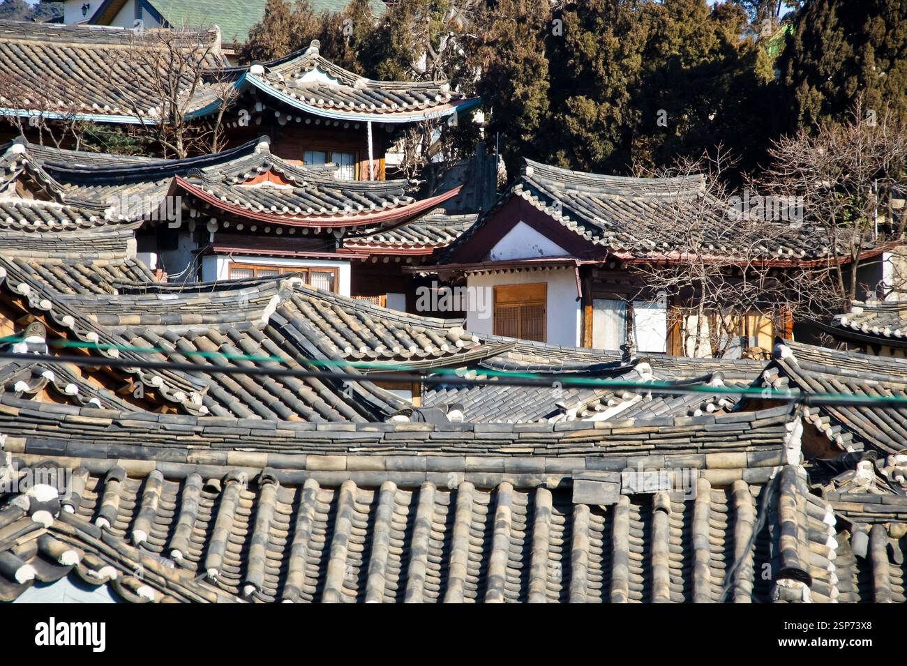 Bukchon Hanok Village, South Korea, is a traditional Korean village ...