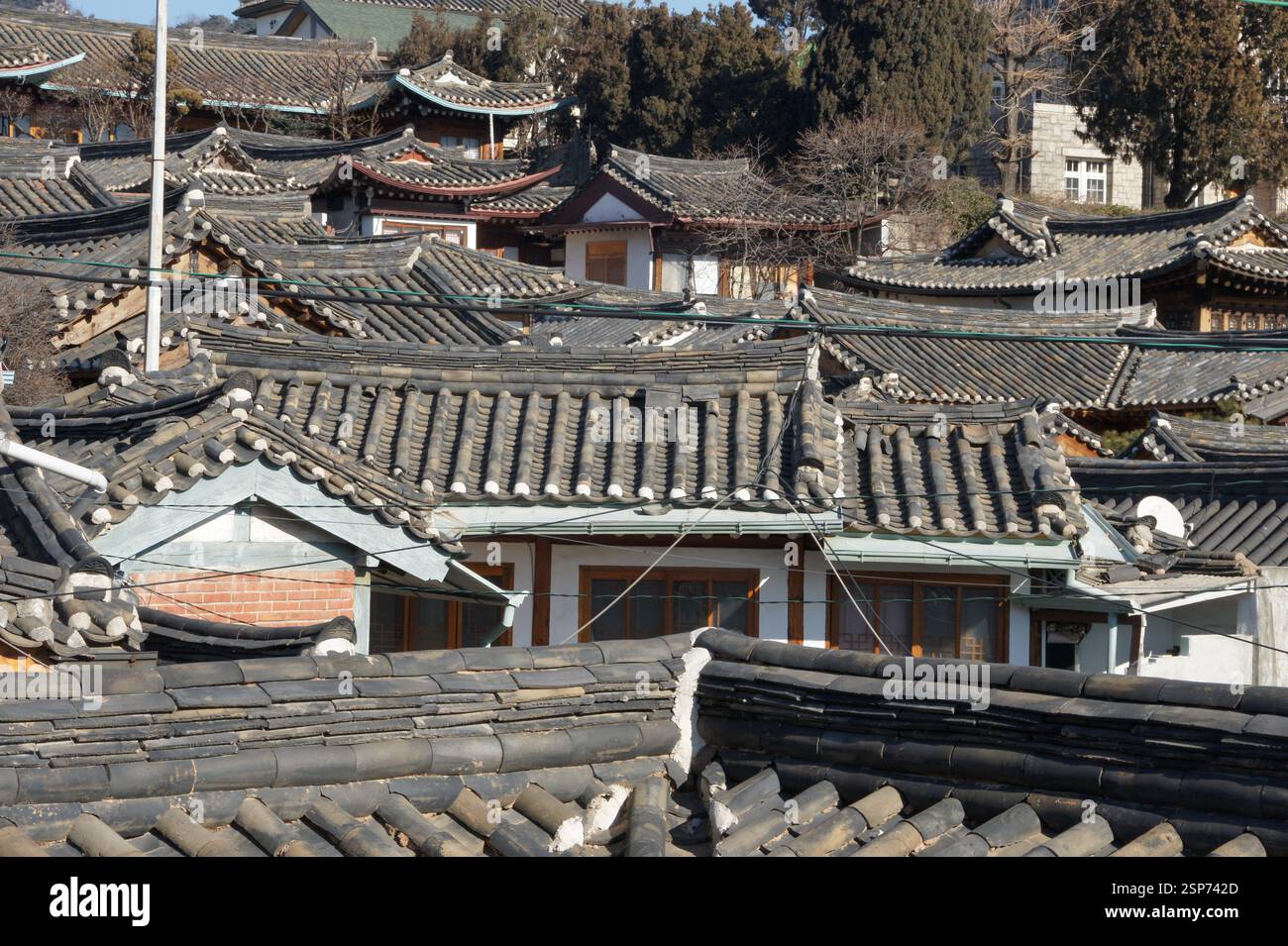Bukchon Hanok Village, South Korea, is a traditional Korean village ...