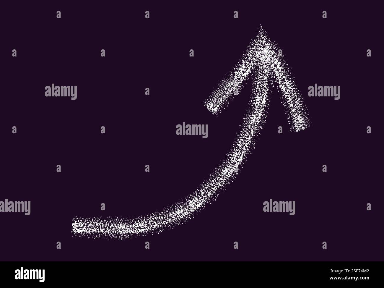 Hand drawn vector icons charcoal arrow line bold stroke; pencil, crayon ...