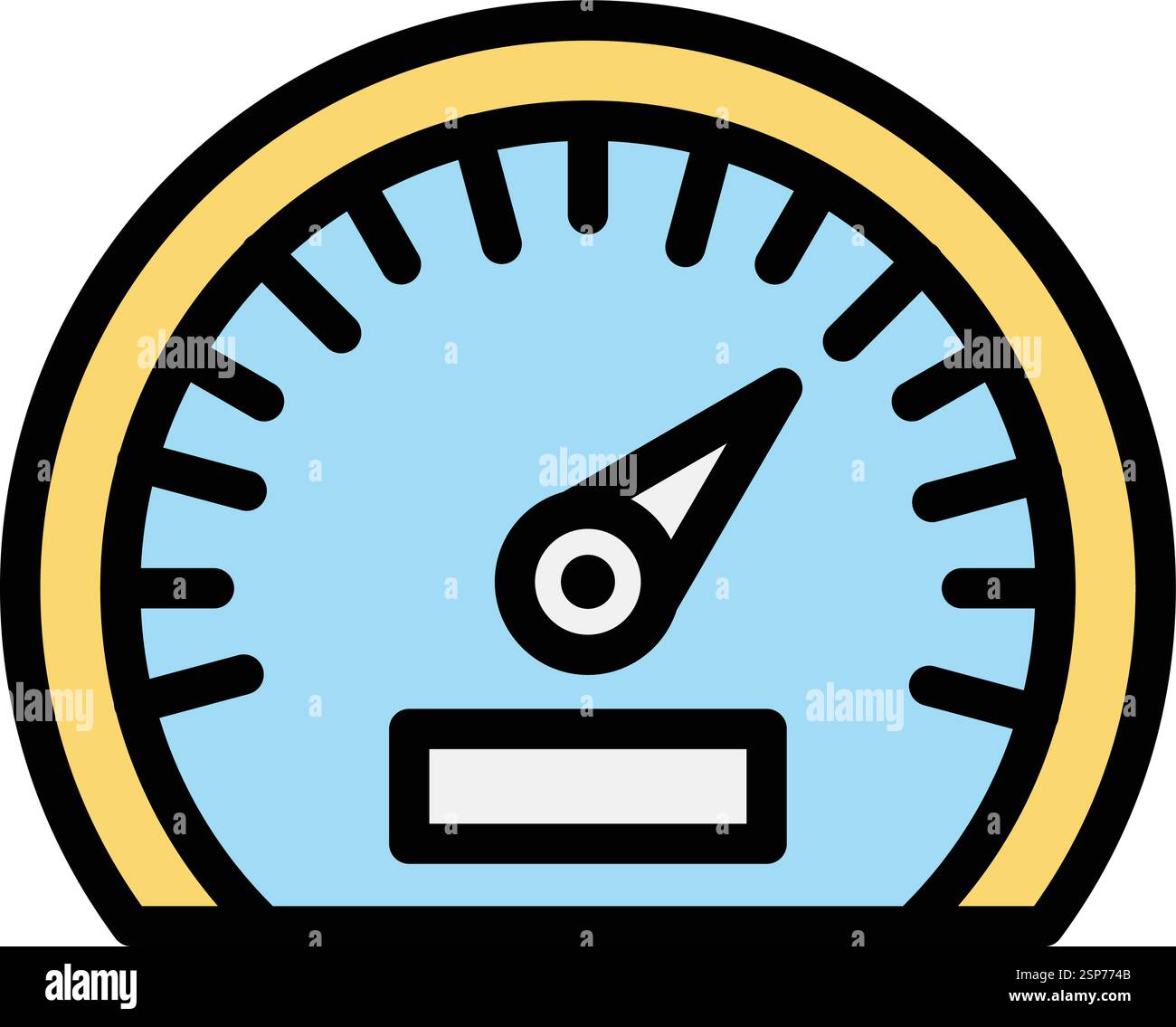 Speedometer Vector Icon Design Illustration Stock Vector Image & Art ...