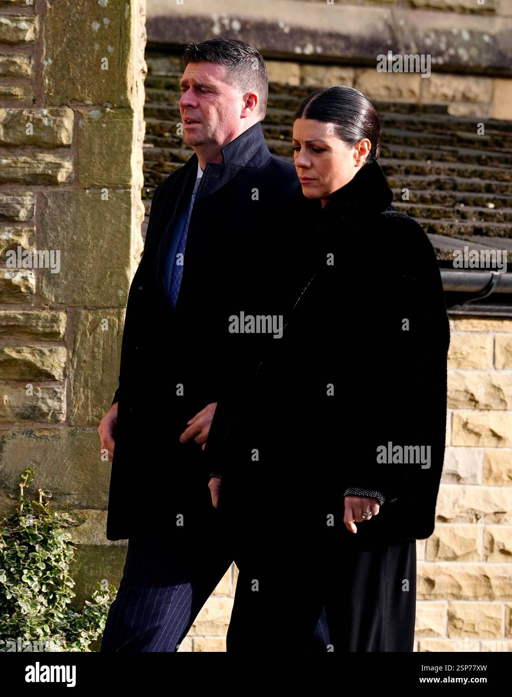 Niall Quinn (left) arriving for the funeral of Tony Book at St. Mary ...