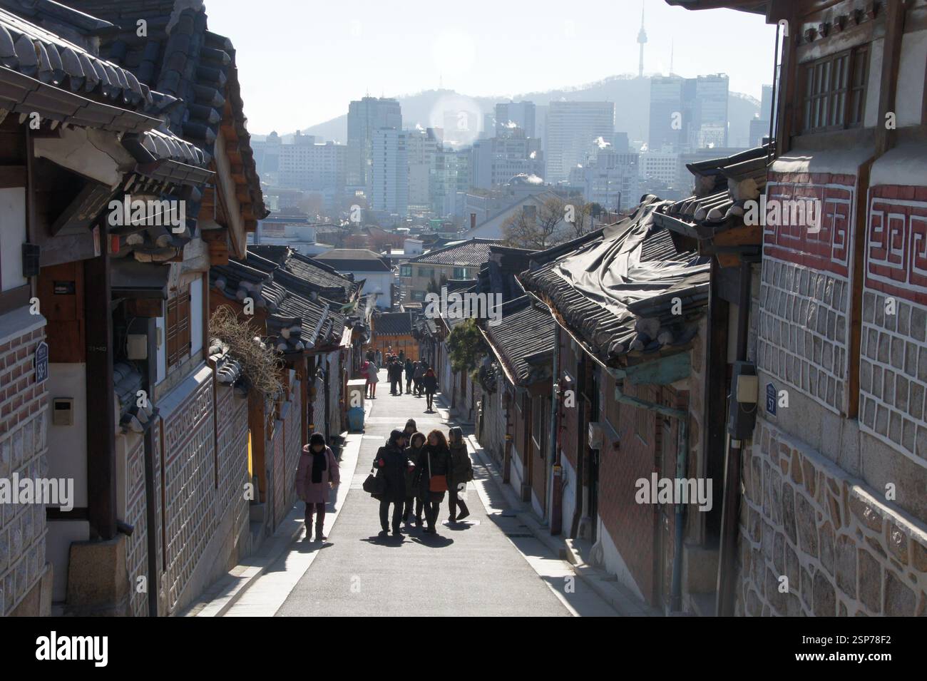 Gyeongbok Palace, South Korea. A grand palace complex. Symbol of Korean ...