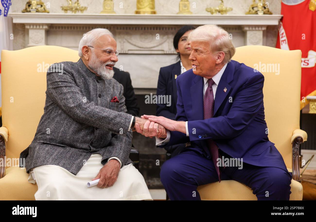 Washington, United States. 14th Feb, 2025. Indian Prime Minister ...