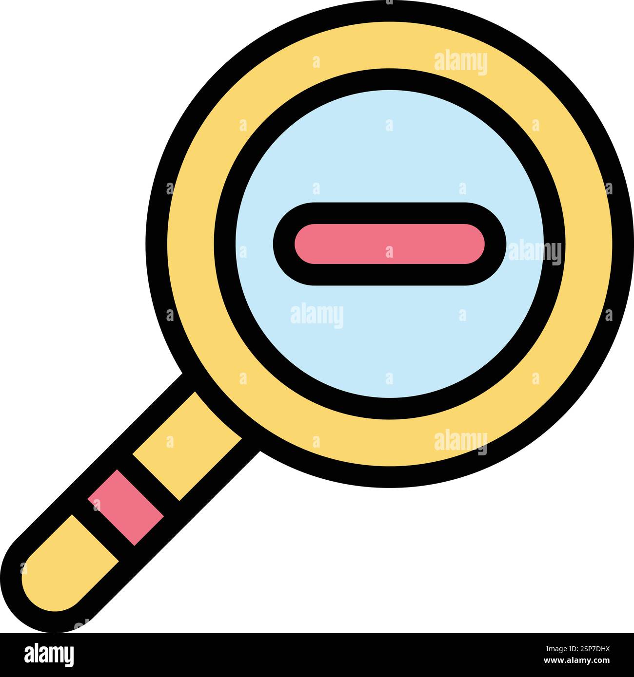 Zoom out Vector Icon Design Illustration Stock Vector Image & Art - Alamy