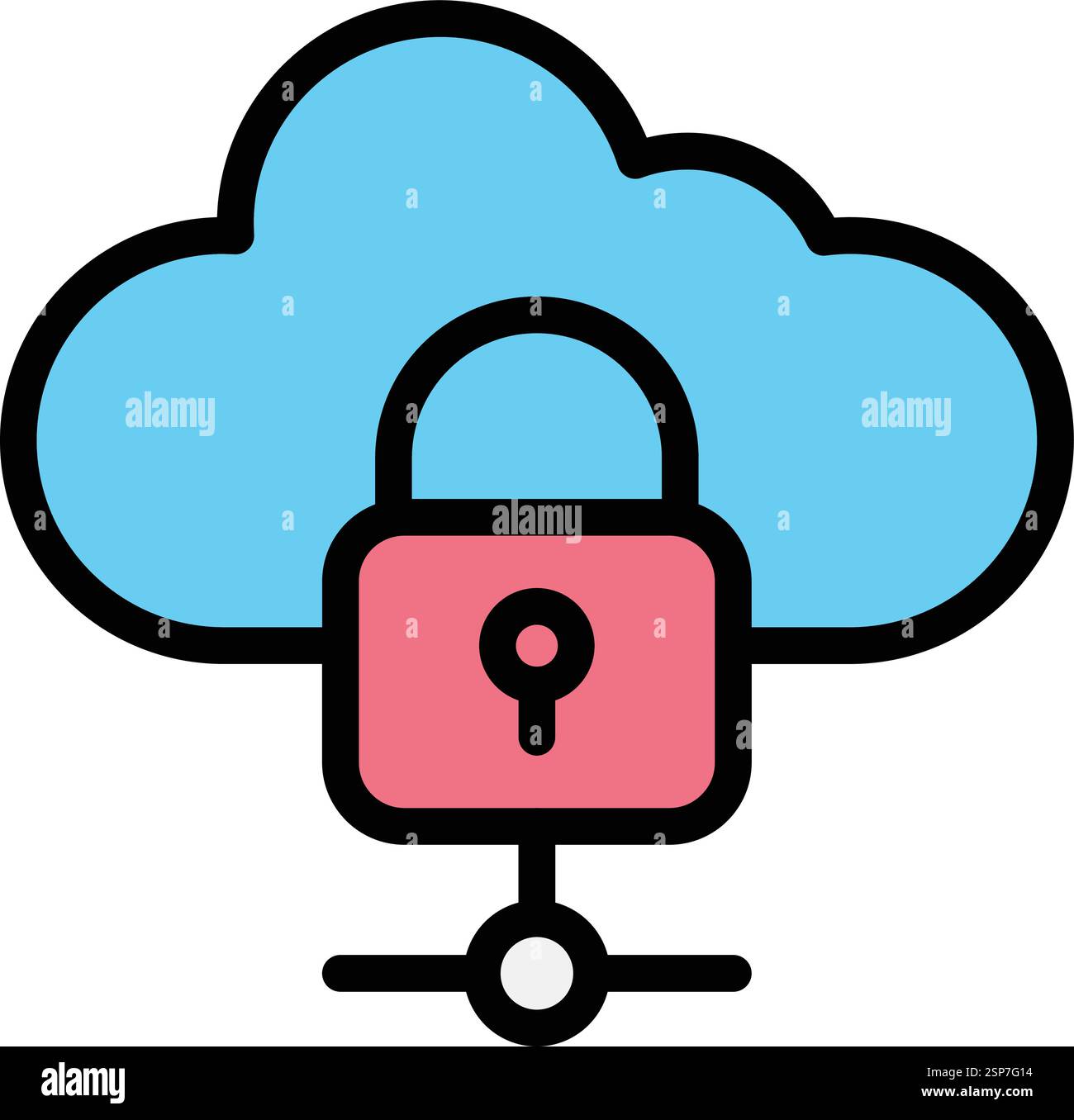 Data protection Vector Icon Design Illustration Stock Vector Image ...