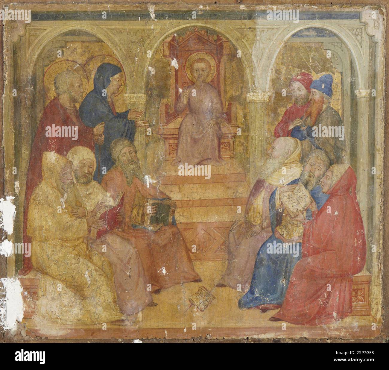 Jesus among the doctors Altichiero - Princeton University Art Museum ...