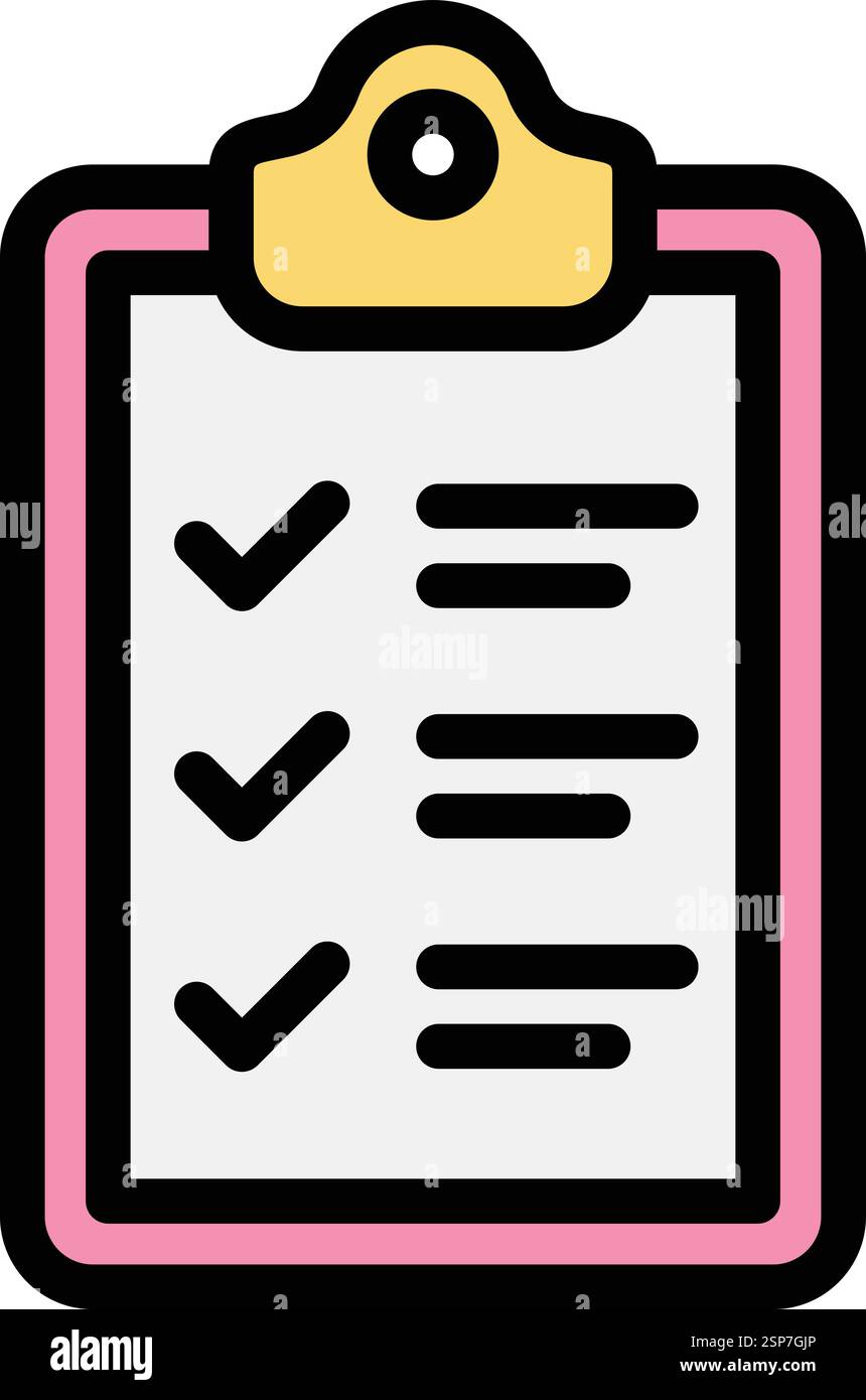 Clipboard Vector Icon Design Illustration Stock Vector Image & Art - Alamy